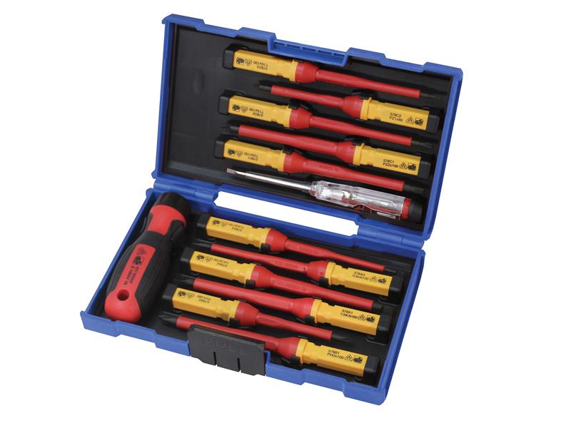 Interchangeable VDE Screwdriver Set, 13 Piece | Stronghold Global